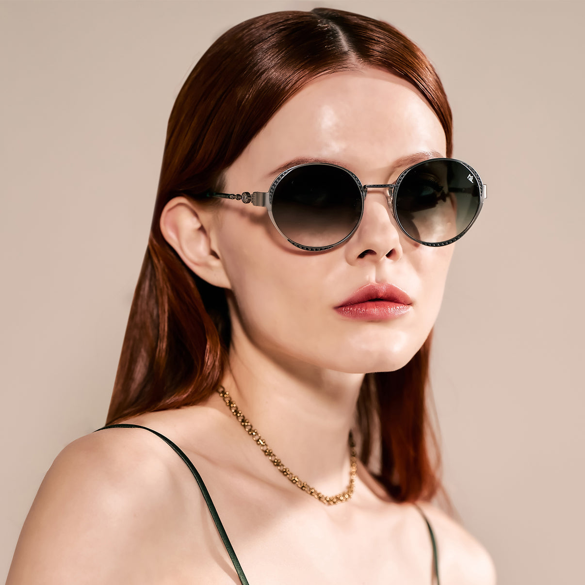 Miro Piazza sunglasses ｜ n.e.b.u.l.l.a rose gold